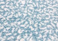 China 340GSM 100% Polyester Velvet Circle Fleece Loop Fabric 150cm Width Blue White for Toys for sale