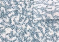 China 340GSM 100% Polyester Velvet Circle Fleece Loop Fabric 150cm Width Blue White for Toys for sale