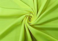 China 140GSM 100% Polyester Fluorescent Bird Mesh Fabric - 160cm Width, Neon Yellow for Sports Wear Lining for sale