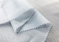China 80GSM White Polyester Knitted Mesh Fabric for Sportswear Lining - 150cm Width, 100% Polyester for sale