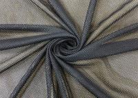 China 60GSM 100% Polyester Mesh Fabric for Sportswear Lining - 160cm Width Black Knitted Textile for sale