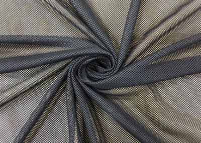 China 60GSM 100% Polyester Mesh Fabric for Sportswear Lining - 160cm Width Black Knitted Textile for sale