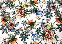 China 260GSM Sunshine Microfiber Fabric 94% Polyester 150cm Width Floral Print Bedding Material for sale