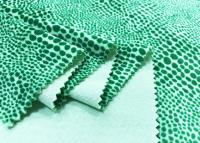 China 210GSM 100% Polyester Fleece Fabric with Green Leopard Print - 150cm Width for Home Textiles for sale