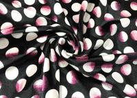 China 220GSM 94% Polyester 6% Spandex Warp Printed Velboa Knit Fabric 150cm Width for Women's Dresses for sale