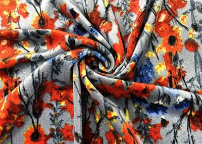 China 240GSM 94% Polyester Velboa Fabric - 150cm Width Warp Knitting Printed Material for Women's Dresses for sale