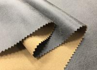 China 400GSM 100% Polyester Knit Fabric for Sofa Cushions - 150cm Width Taupe Brown Color with Bronzing Finish for sale