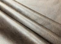 China 400GSM Sepia Brown Polyester Sofa Cushion Fabric 150cm Width with Bronzing Finish for sale