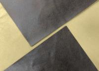 China 400GSM Sepia Brown Polyester Sofa Cushion Fabric 150cm Width with Bronzing Finish for sale