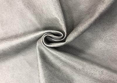 China 150cm Wide Gray Polyester Sofa Fabric 400GSM with Bronzing Finish for Upholstery and Cushions for sale