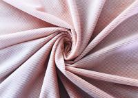 China 94% Polyester Baby Pink Corduroy Fabric 200GSM 160cm Width for Pants and Accessories for sale