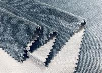 China 200GSM Polyester Cationic Dutch Velvet Fabric 160cm Width Grey Twill for Sofa & Home Textiles for sale