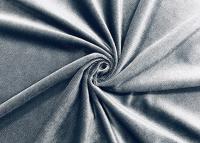 China 200GSM Polyester Cationic Dutch Velvet Fabric 160cm Width Grey Twill for Sofa & Home Textiles for sale