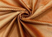China 230GSM Polyester Corduroy Upholstery Fabric in Ochre Color - 155cm Width for Clothing and Home Textiles for sale