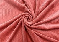 China 180GSM 100% Polyester Corduroy Fabric - 160cm Width Salmon Red for Clothing & Home Textiles for sale