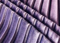 China 290GSM Purple Velvet Fabric 93% Polyester 150cm Width for Women's Skirts and Dresses for sale