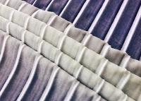 China 290GSM 93% Polyester Printed Pleat Velboa Fabric for Lady Skirt Gradient Lilac 150cm for sale