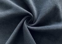 China 220GSM Grey Polyester Corduroy Fabric - 160cm Width Fine Knitting Textile for Home & Accessories for sale