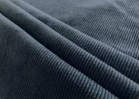 China 220GSM Grey Polyester Corduroy Fabric - 160cm Width Fine Knitting Textile for Home & Accessories for sale