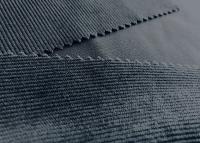 China 220GSM Grey Polyester Corduroy Fabric - 160cm Width Fine Knitting Textile for Home & Accessories for sale