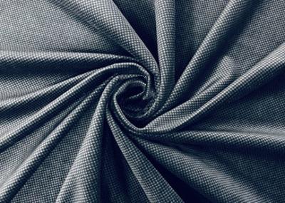 China 240GSM 100% Polyester Heat Printing Velvet Fabric - 150cm Width Hound Tooth Check Pattern for Menswear for sale