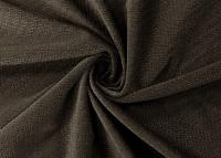 China 165GSM Super Soft Stretch Burnout Velvet Fabric - 150cm Width T-Grain Dark Brown for Menswear & Home Textiles for sale
