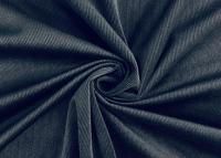China Burnt-Out Super Soft Velvet Corduroy Fabric 240GSM 150cm Width 100% Polyester Black for sale