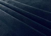 China Black Stripes Micro Velvet Fabric 240GSM 100% Polyester 150cm Width for Garments and Textiles for sale