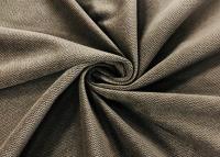 China 240GSM 100% Polyester Microfiber Velvet Fabric - 150cm Width Burnt Out Wavy Grain Olive Brown for sale