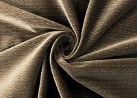 China 210GSM Micro Velvet Fabric 150cm Width Brown Herringbone Pattern for Men's Suits and Garments for sale