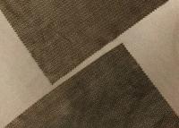 China 210GSM Micro Velvet Fabric 150cm Width Brown Herringbone Pattern for Men's Suits and Garments for sale