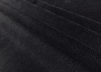 China 210GSM Black Bark Grain Burnt Out Velvet Fabric - 100% Polyester 150cm Width for Clothing & Home Textiles for sale