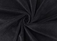 China 210GSM Black Bark Grain Burnt Out Velvet Fabric - 100% Polyester 150cm Width for Clothing & Home Textiles for sale