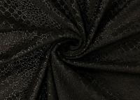 China 250GSM Dark Brown Alligator Pattern Velvet Fabric 100% Polyester 150cm Width for Garment for sale