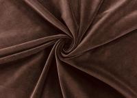 China 300GSM 90% Polyester Microfiber Velvet Fabric for Home Textile Brown for sale