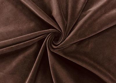 China 300GSM 90% Polyester Microfiber Velvet Fabric for Home Textile Brown for sale