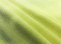 China 300GSM Warp Knitting Stretch Velvet Fabric Light Yellow 92% Polyester 8% Spandex 160cm for sale