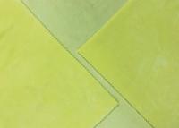 China 300GSM Warp Knitting Stretch Velvet Fabric Light Yellow 92% Polyester 8% Spandex 160cm for sale