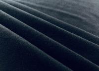 China Dark Green Brushed Knit Fabric 85% Polyester 230GSM 150cm Width Stretch Textile Material for sale