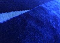 China 250GSM Royal Blue Plush Fabric - 100% Polyester Textile for Toys and Home Decor, 150cm Width for sale