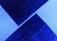 China 250GSM Royal Blue Plush Fabric - 100% Polyester Textile for Toys and Home Decor, 150cm Width for sale