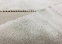 China 220GSM 100% Polyester Plush Fabric for Stuffed Animals - 160cm Width Beige Material for sale