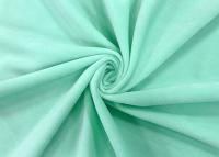 China 210GSM Teddy Plush Fabric 160cm Width Mint Green Color 100% Polyester Material for sale