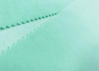 China 210GSM Teddy Plush Fabric 160cm Width Mint Green Color 100% Polyester Material for sale