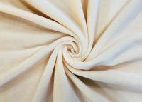 China 220GSM 100% Polyester Plush Fabric for Soft Toys - 160cm Width, Cream Color, Custom Colors Available for sale