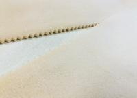China 220GSM 100% Polyester Plush Fabric for Soft Toys - 160cm Width, Cream Color, Custom Colors Available for sale