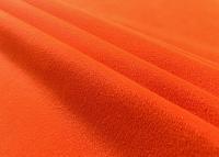 China 240GSM Soft 100% Polyester DWR Fabric Fluorescent Orange 160cm Width for Accessories for sale