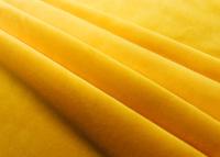 China 210GSM 100% Polyester Plush Fabric Golden Yellow 160cm Width for Toys and Textiles for sale