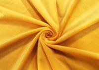 China 210GSM 100% Polyester Plush Fabric Golden Yellow 160cm Width for Toys and Textiles for sale