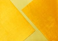 China 210GSM 100% Polyester Plush Fabric Golden Yellow 160cm Width for Toys and Textiles for sale